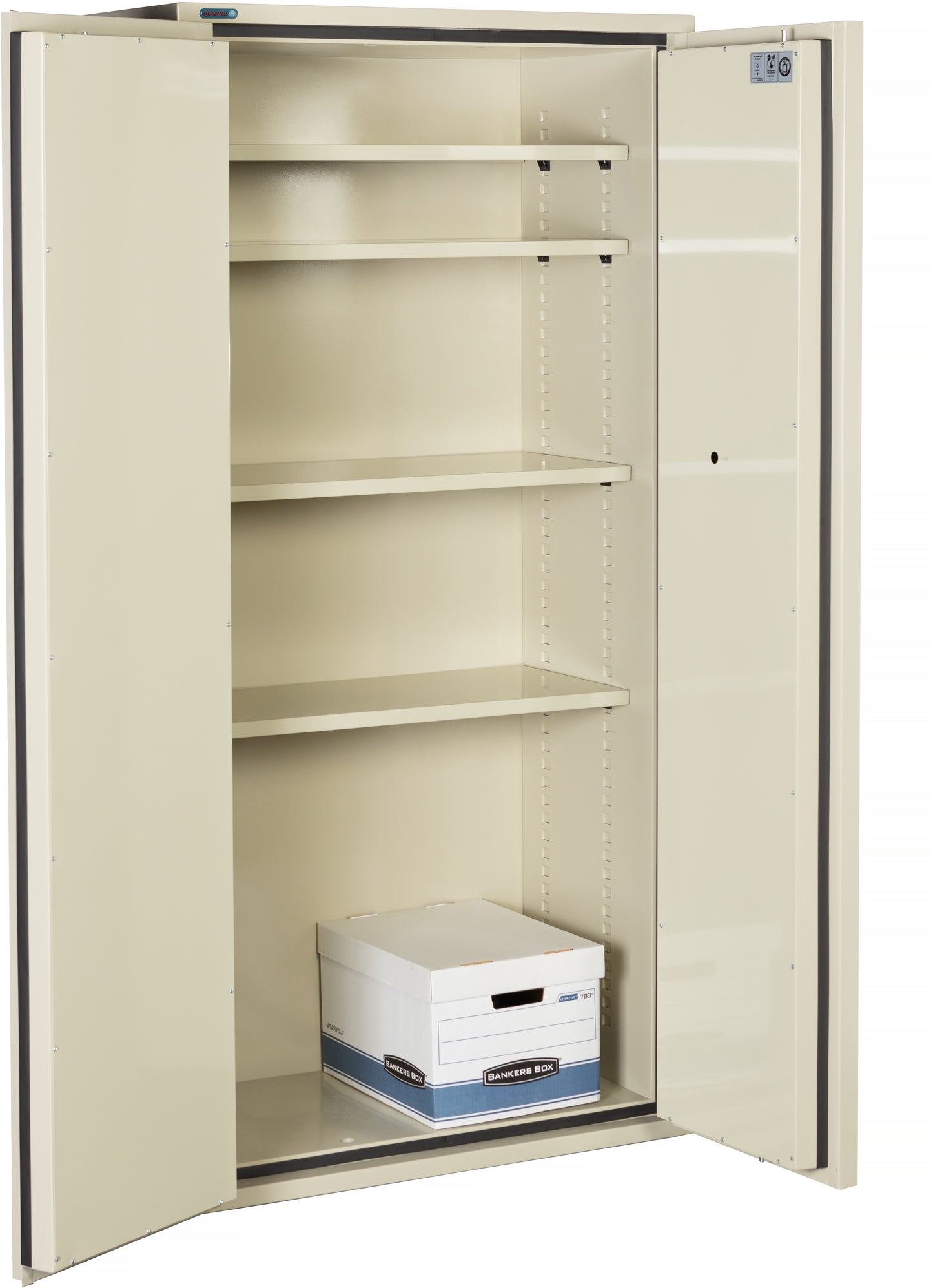 Phoenix Safe FRSC72, 72 inch Fireproof Storage Cabinet with Water Seal ...